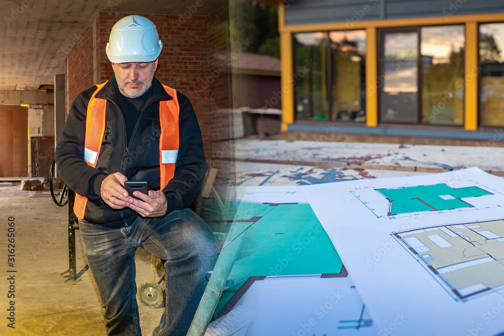 Stages of construction of the cottage. The creation of the project of a ...