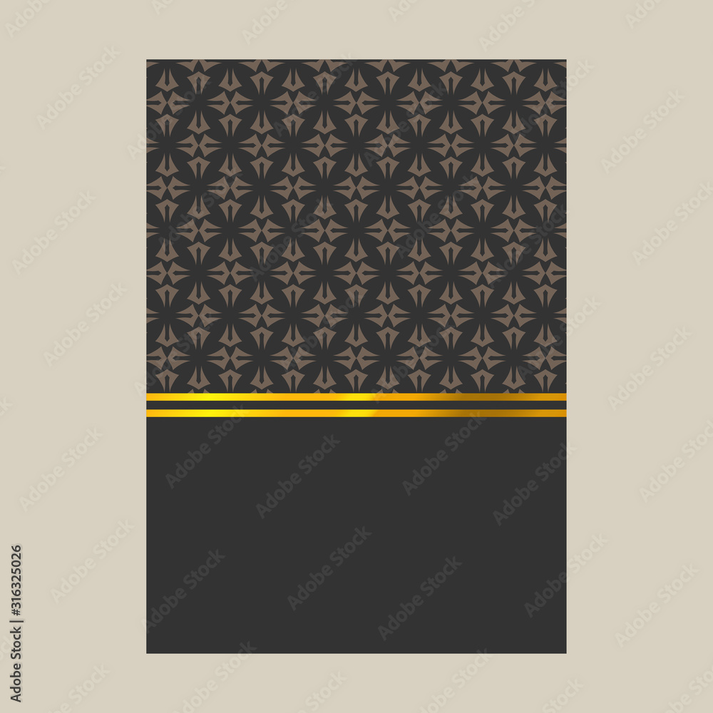 Elegant cover page with pattern Background for Banner, Cover ...
