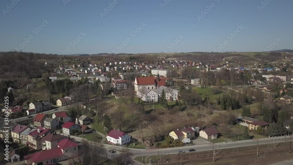 Biecz, Poland - 3 9 2019: Panorama of the historic center of the ...