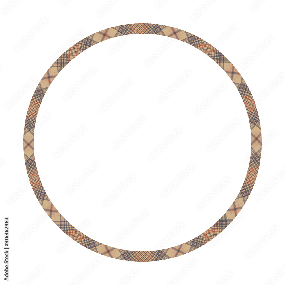 Circle borders and frames vector. Round border pattern geometric ...
