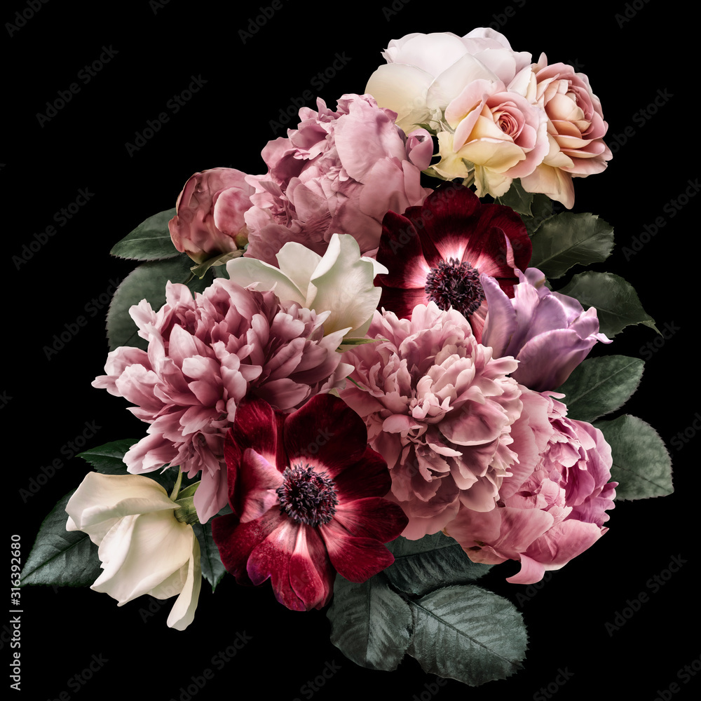 Anemone Peony Bouquet