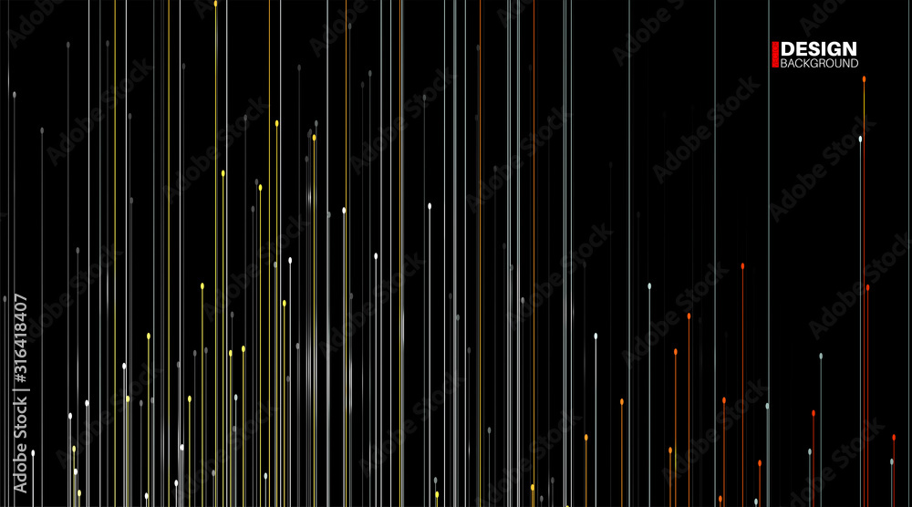 Abstract geometric vector background. straight lines with black ...