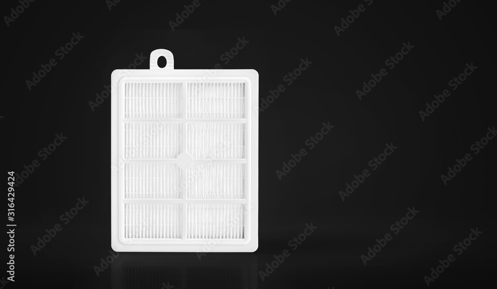 High efficiency air filter for HVAC system. new filter. Taking care of ...