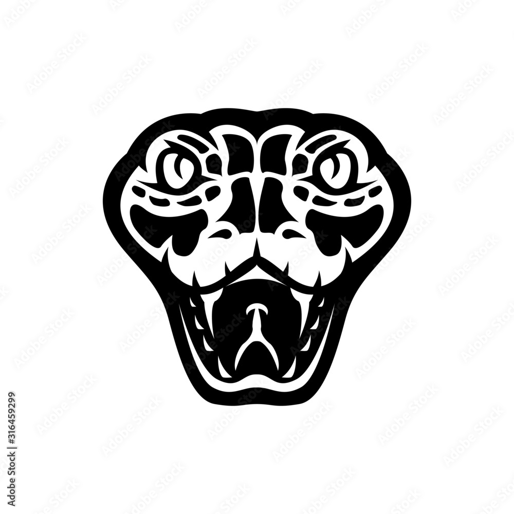 snake head Stock Vector | Adobe Stock