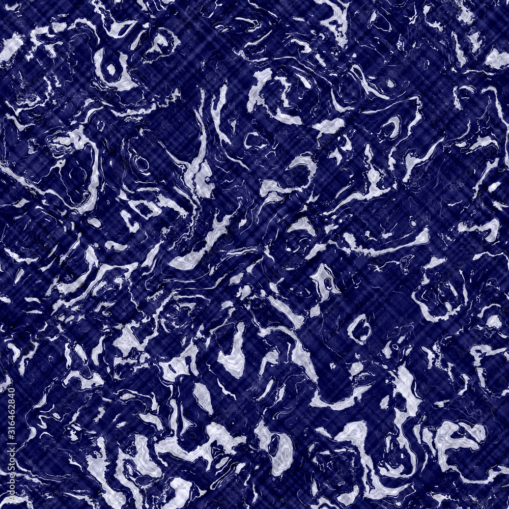 Indigo blue batik dyed effect marble texture background. Seamless ...