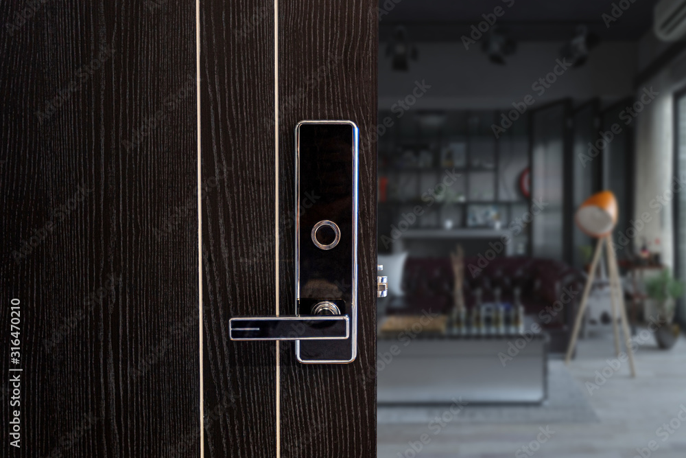 Digital Door handle or Electronics knob for access to room security ...