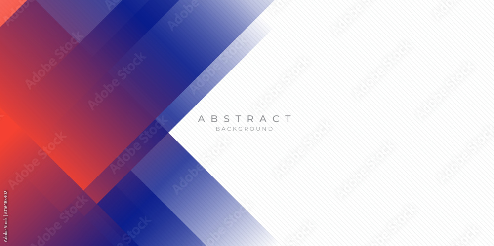 Modern red blue abstract background with stylish line square suit for ...