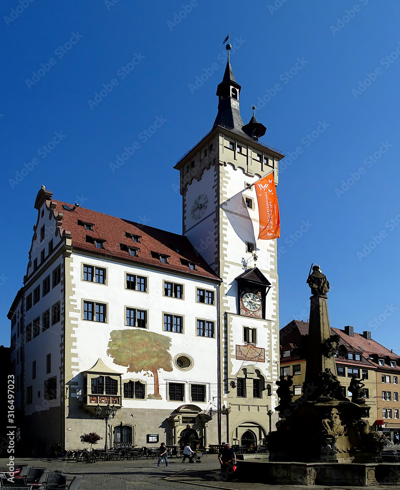 Das Würzburger Rathaus / Germany / Wuerzburg Stock Photo | Adobe Stock