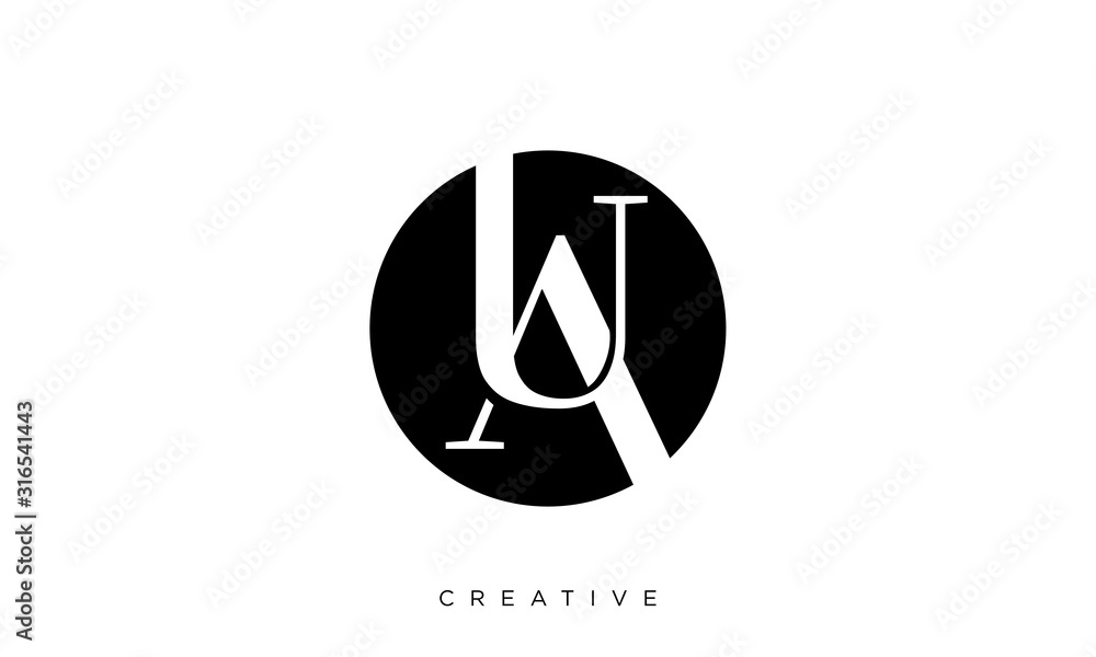 ua or au logo design vector icon symbol Stock Vector | Adobe Stock