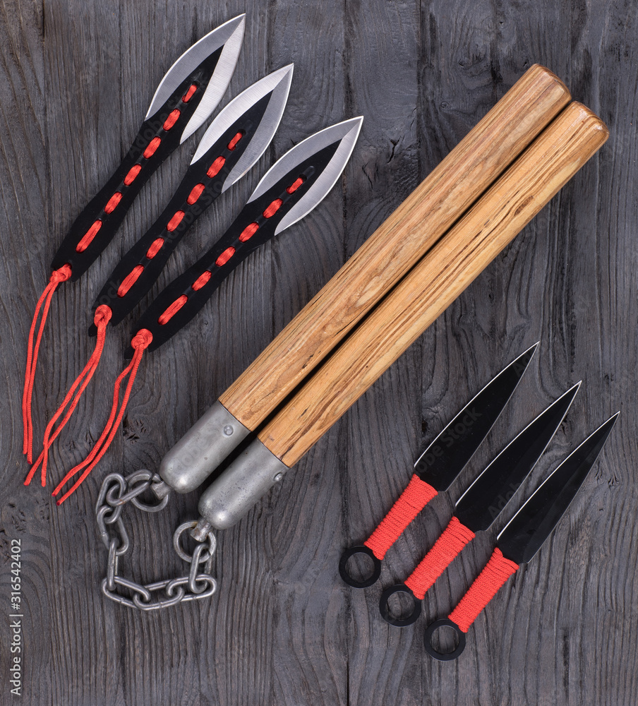 Nunchucks With Blades