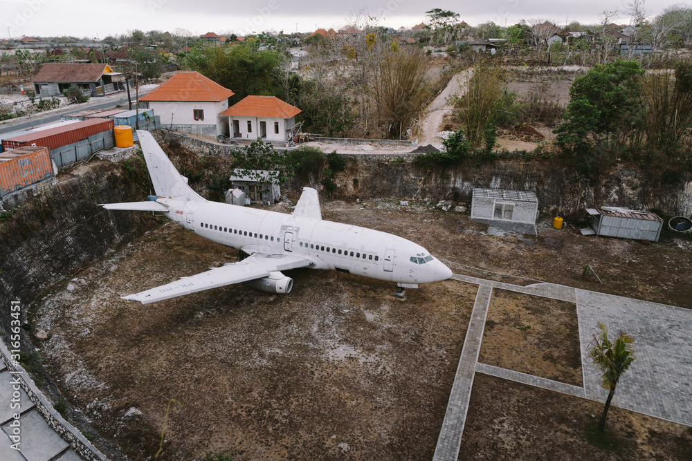 One of the tourist attractions of the tropical island of Bali, an ...