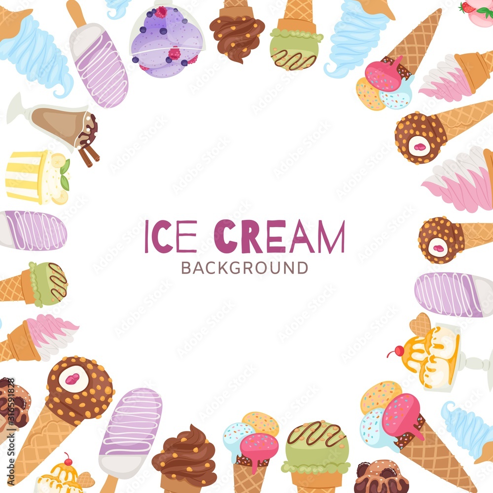 Waffle Border Clipart