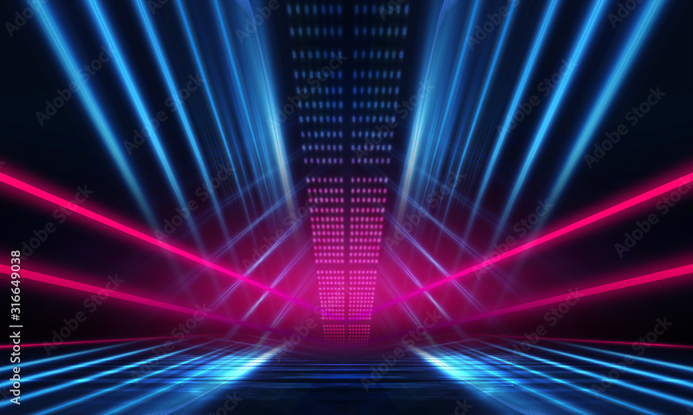 Empty Concert Stage Background