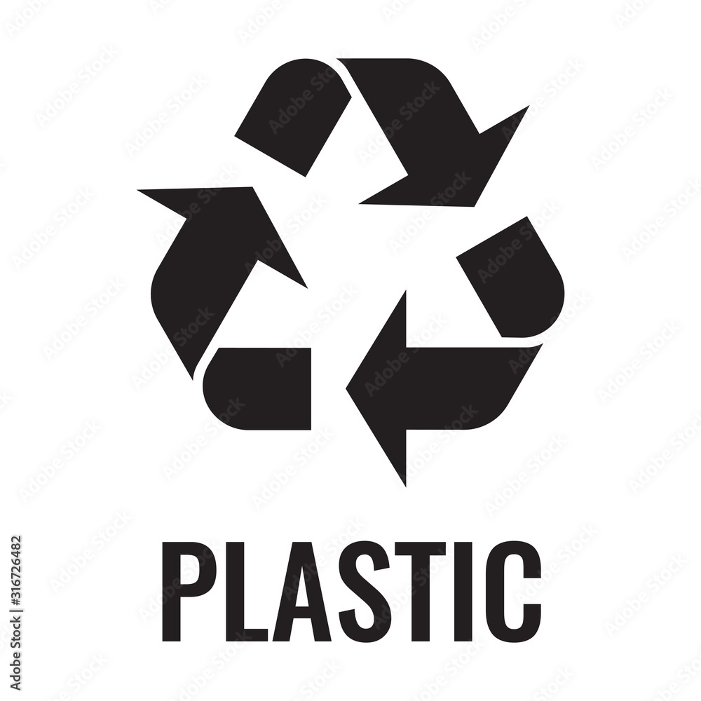 Recycle Plastic Sign