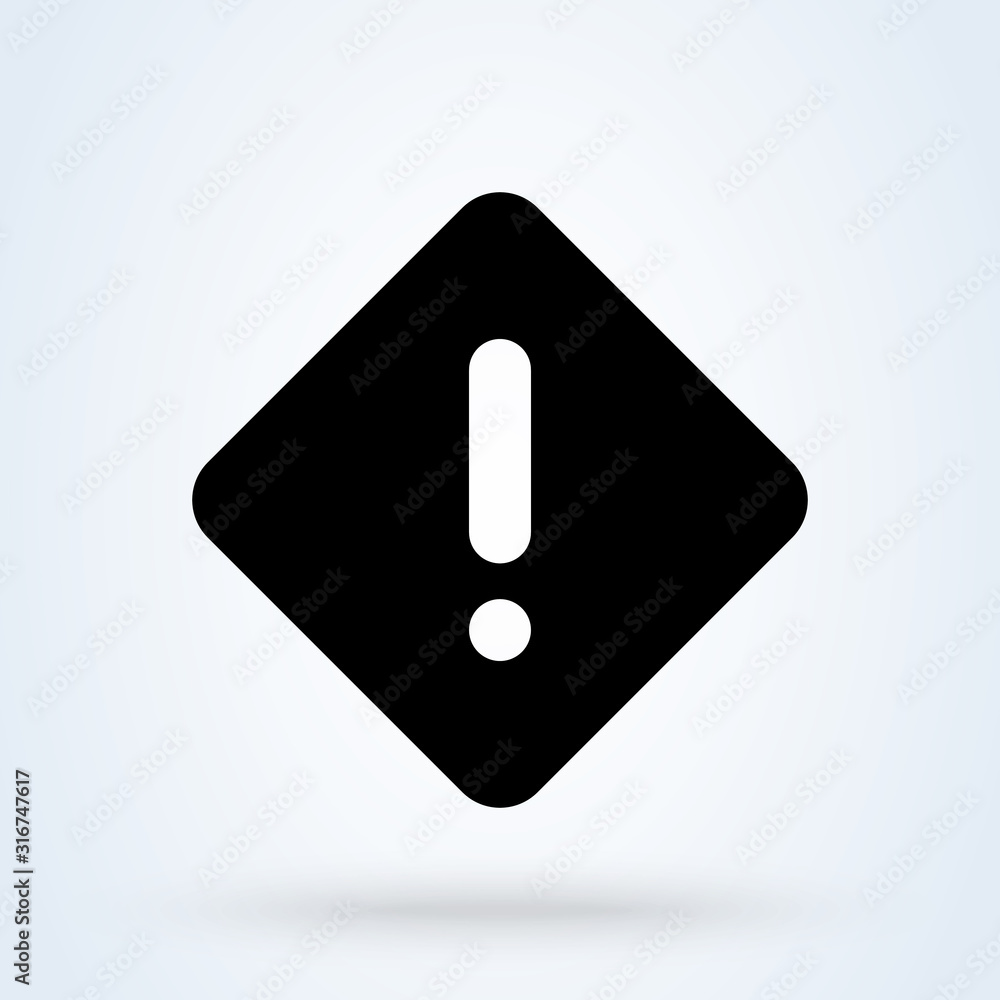 high priority. vector Simple modern icon design illustration. Stock ...