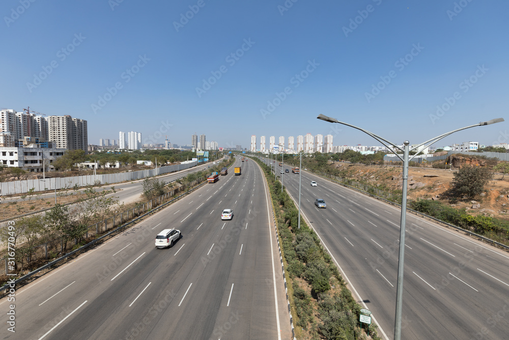 Nehru Outer Ring Road,Hyderabad,India Stock Photo | Adobe Stock