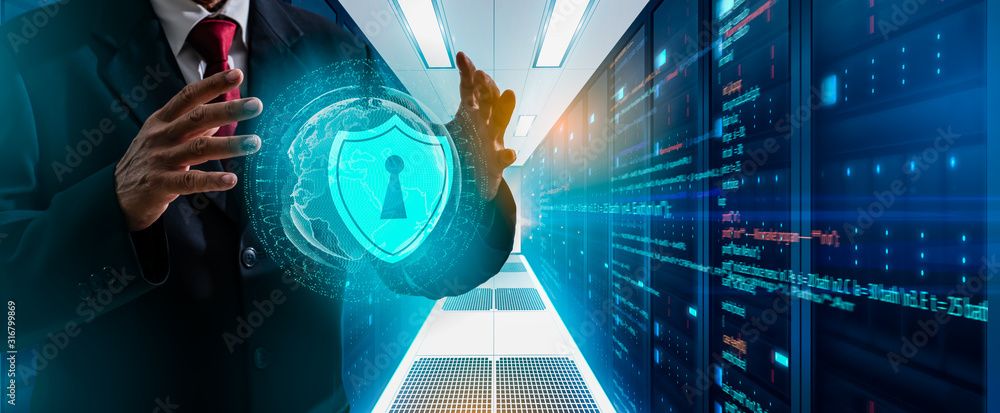 Cyber Security Data Protection, precaution and security in business big ...