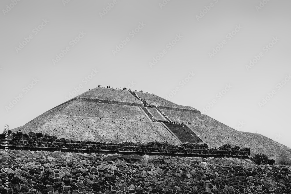 Stockfoto Teotihuacan, Mexico -May 2019 Most important and largest pre ...