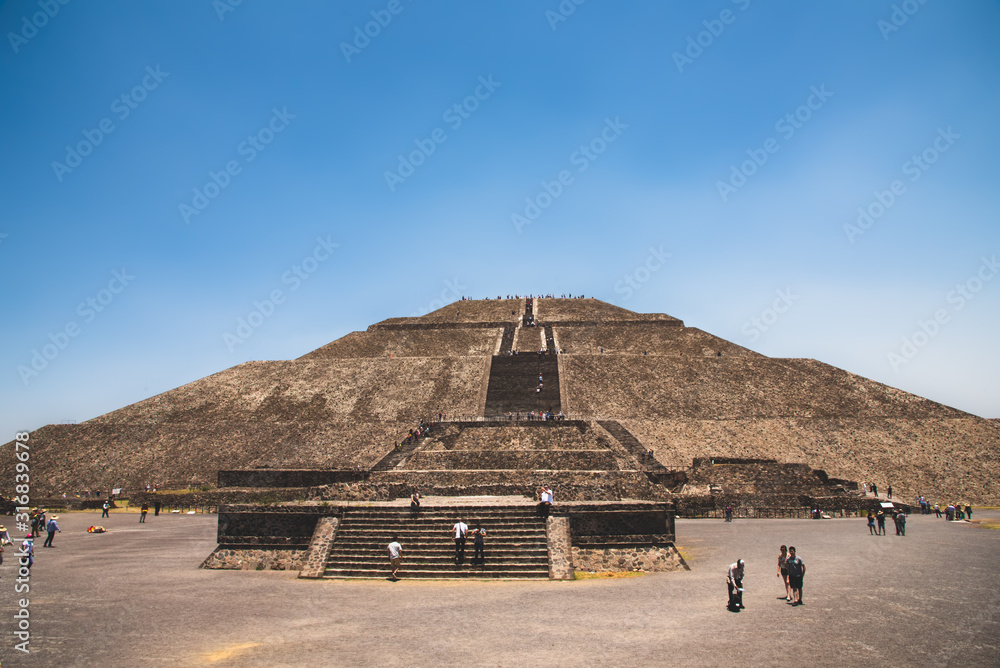 Teotihuacan, Mexico -May 2019 Most important and largest pre-Columbian ...