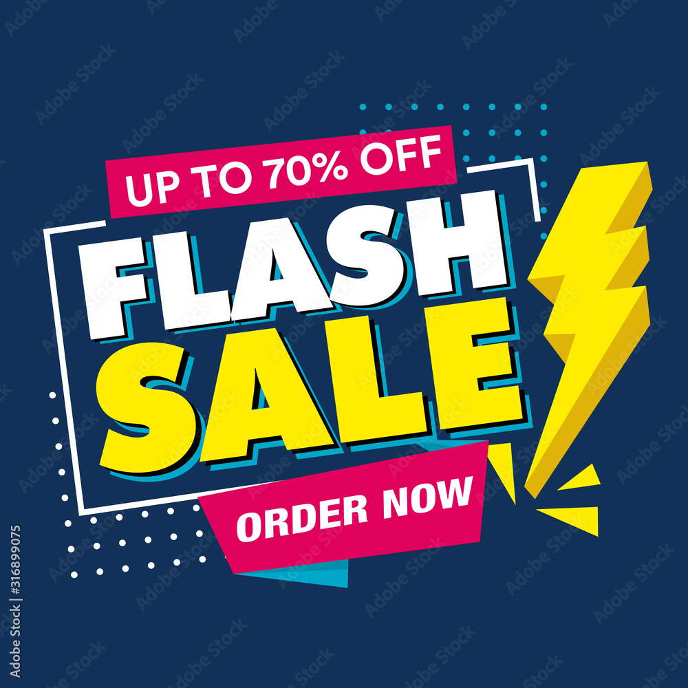 Abstract catchy background design of a promotional product banner ...