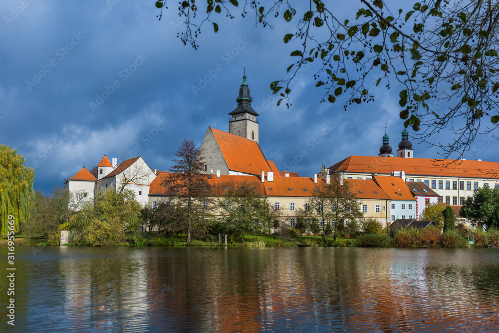 Telc castle in Czech Republic Stock Photo | Adobe Stock