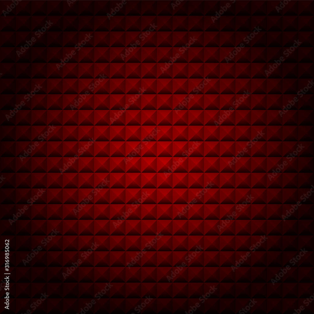 Abstract red pyramid vector background Stock Vector | Adobe Stock