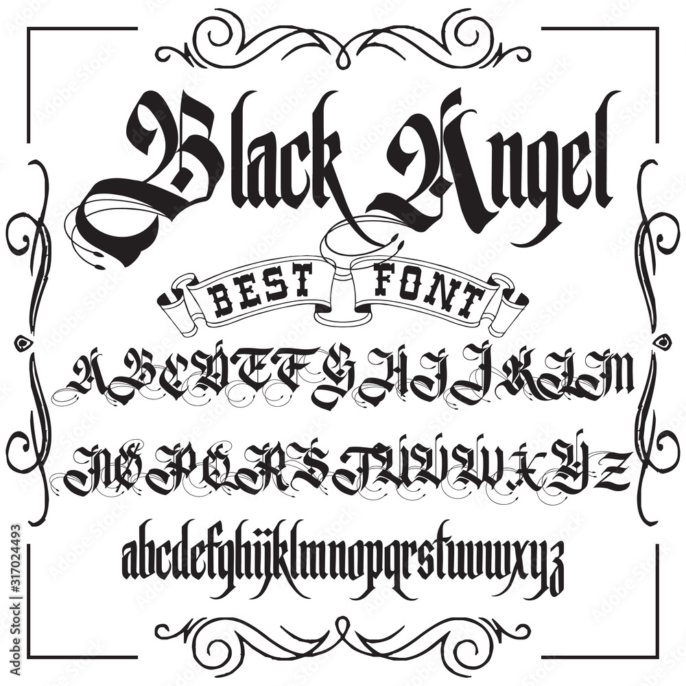 Old Handwriting Font Numbers