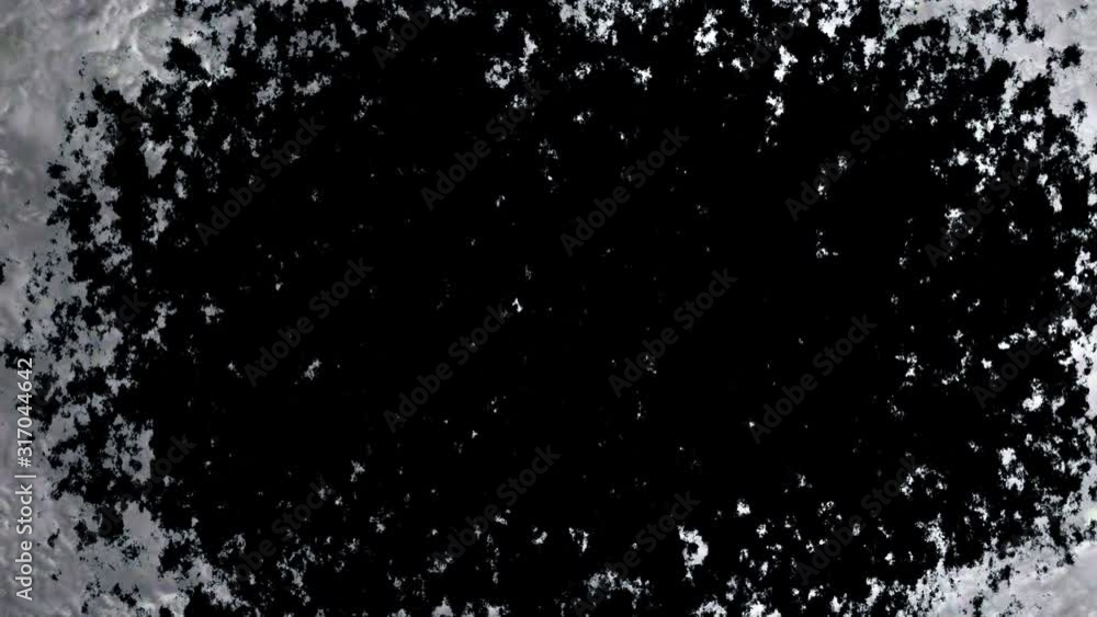 Ice Freezing Animation of the Screen from Borders to the Center on ...