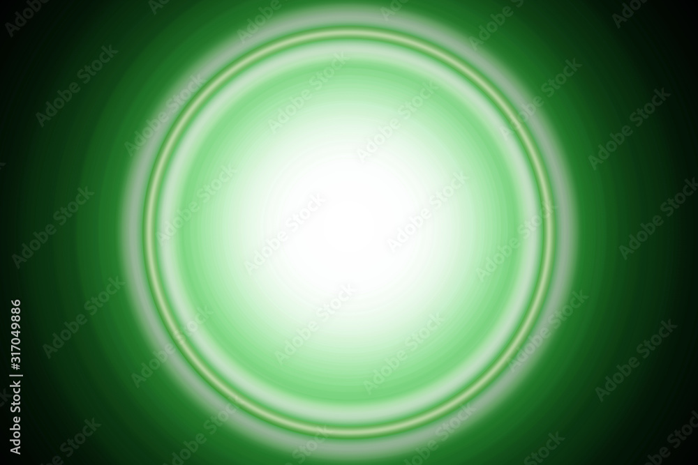 Fondo de destello circular verde de luz blanca. Stock Illustration ...