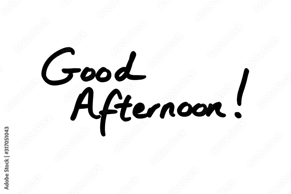 Good Afternoon! Stock Illustration | Adobe Stock