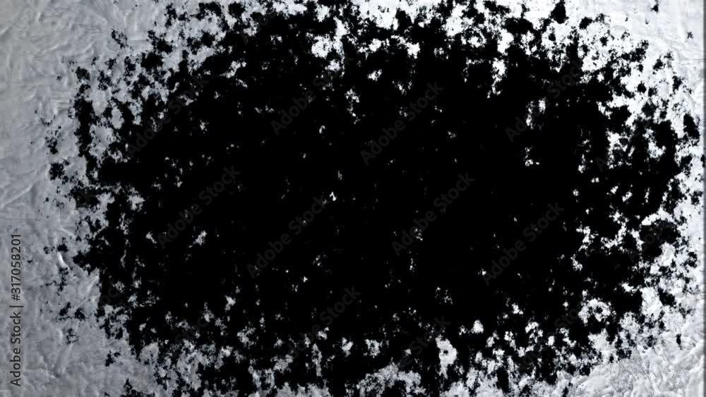 Ice Freezing Animation of the Screen from Borders to the Center with ...