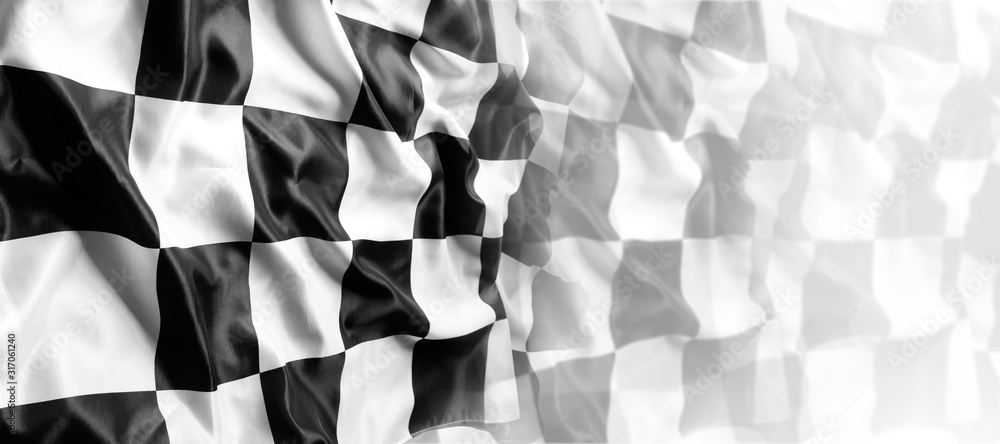 Checkered racing flag Stock Photo | Adobe Stock
