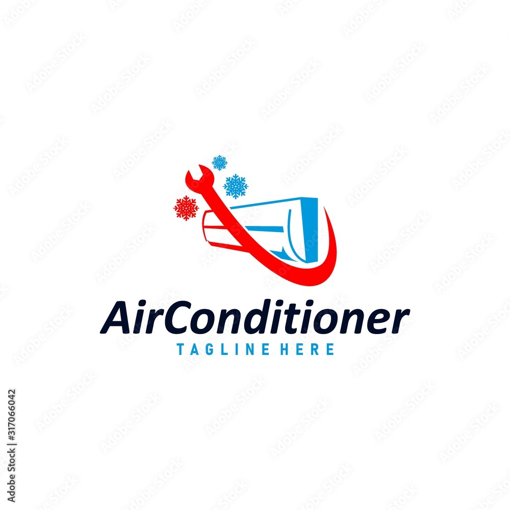 Air condition logo concept vector. Technology device for adjust air ...