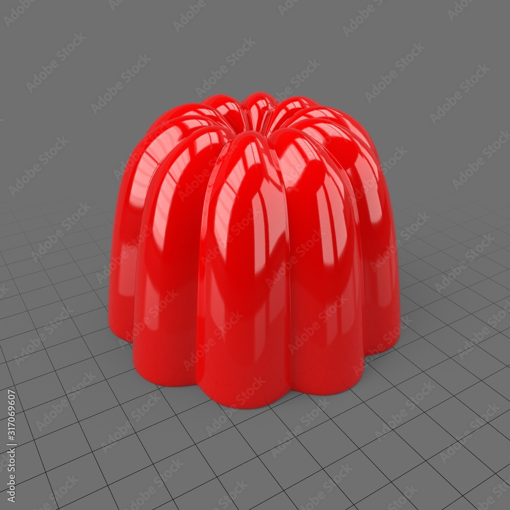 Jelly pudding Stock 3D asset | Adobe Stock