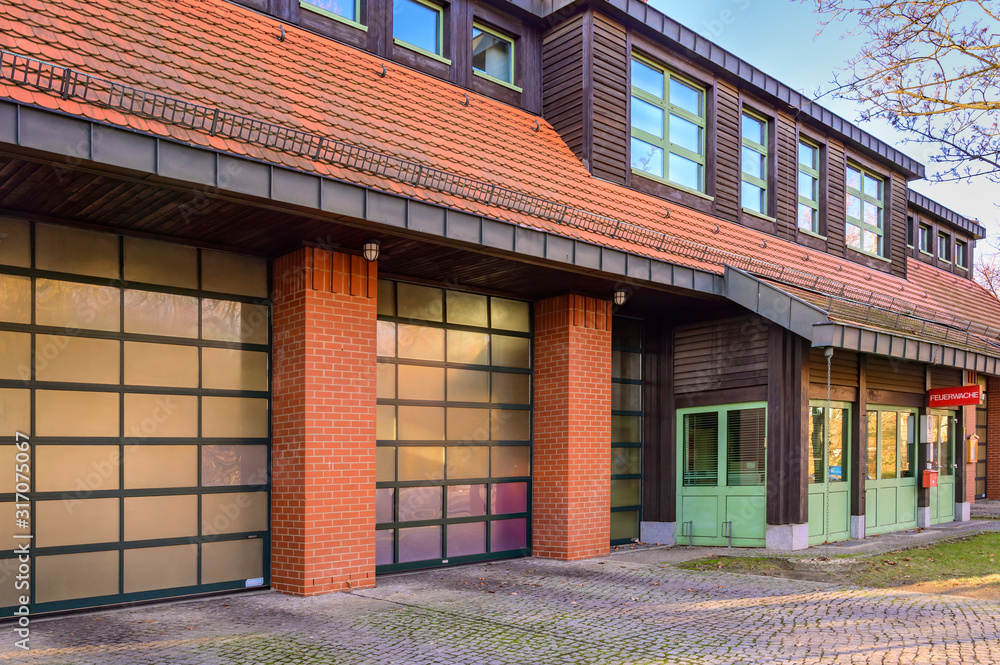 Building of a volunteer fire department in Berlin, Germany. You will ...