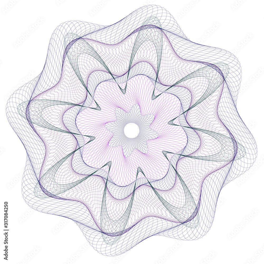 Watermark ,Guilloche lines security background for certificate, design ...