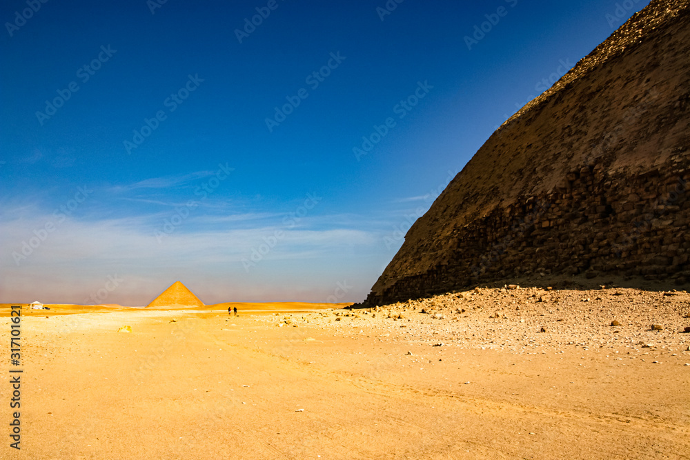 broken pyramid is an Egyptian pyramid in Dakhshur, erected during the ...