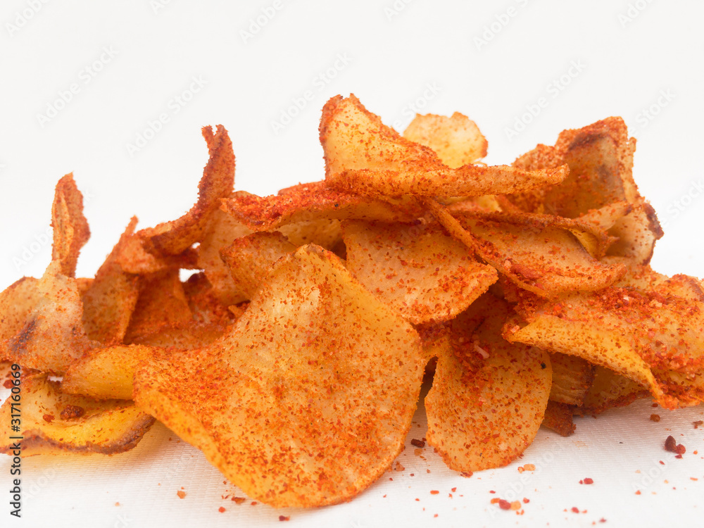 cassava chips are snacks made from cassava slices then fried, then ...