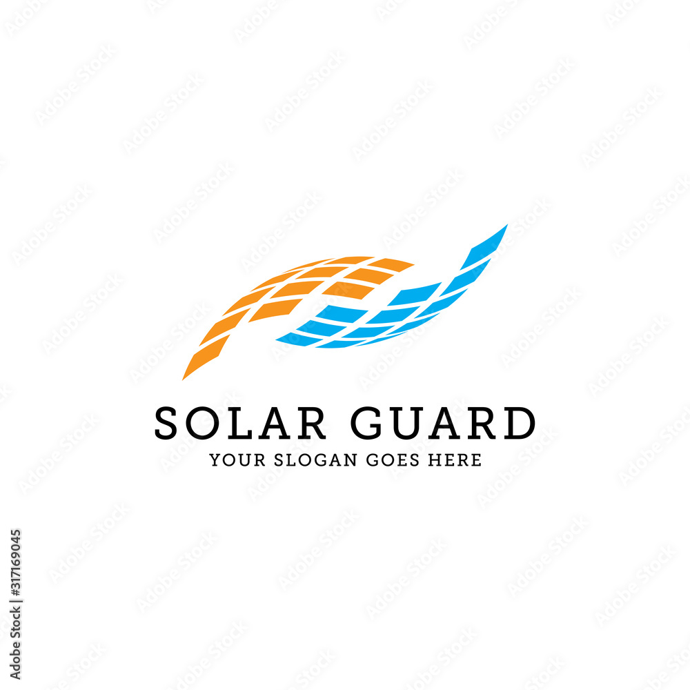 Solar panel logo design, can use for your trademark, branding identity ...