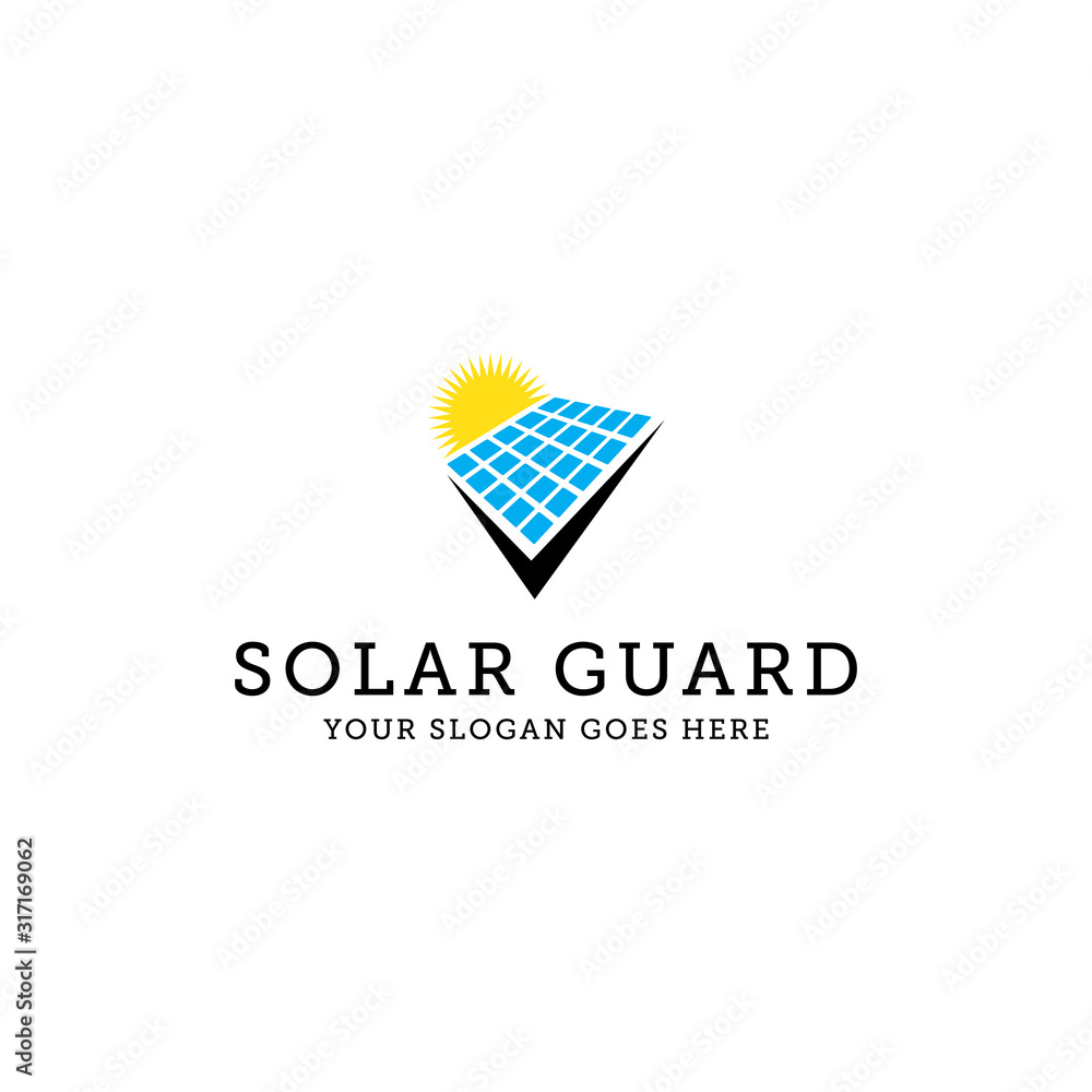 Solar Power Energy Logo Vector Illustration can use for your trademark ...