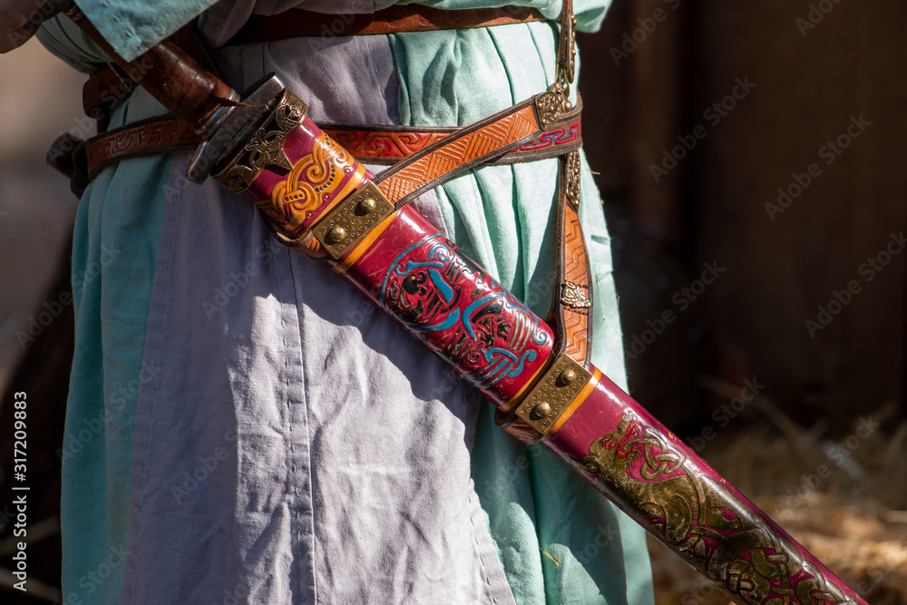 Arabic sword detail Stock Photo | Adobe Stock
