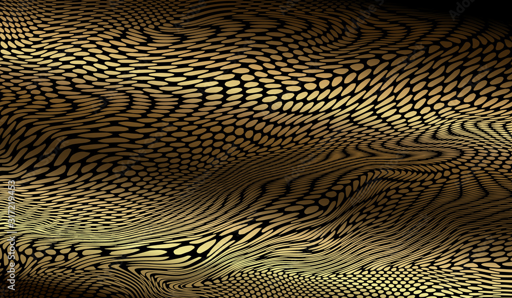 Gold snake skin texture background vector Stock Vector | Adobe Stock