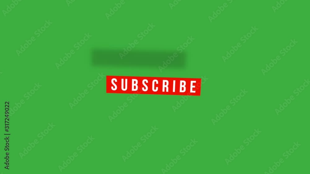 Smashing a subscribe button with hammer, green screen version vídeo do ...