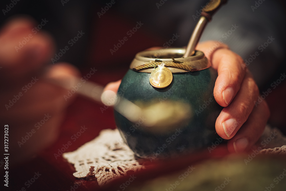 Yerba Mate, the traditional tea from Argentina Stock Photo | Adobe Stock