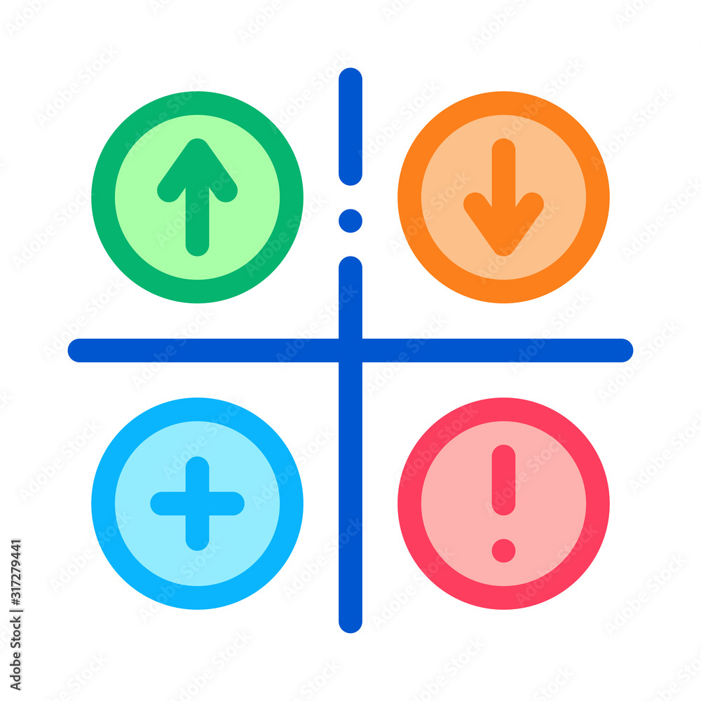 Swot Analysis Icon Vector. Outline Swot Analysis Sign. Isolated Contour ...
