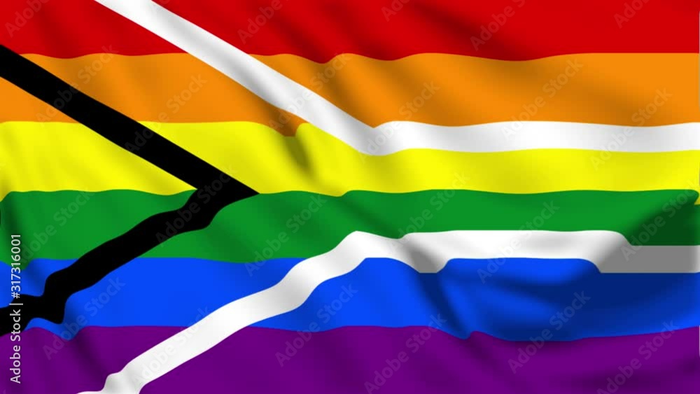 USA LGBT Rainbow Waving Boston Parade Flag Pink Cupid. Gayborhood ...