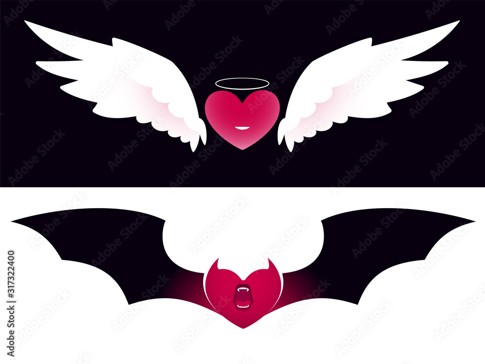 Heart With Devil Wings