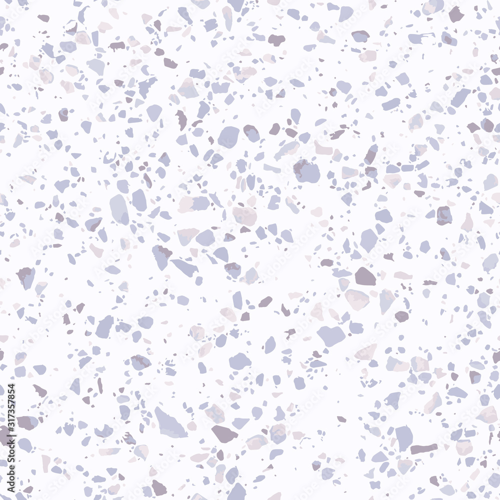 Marble terrazzo flooring seamless pattern. Modern realistic vector ...