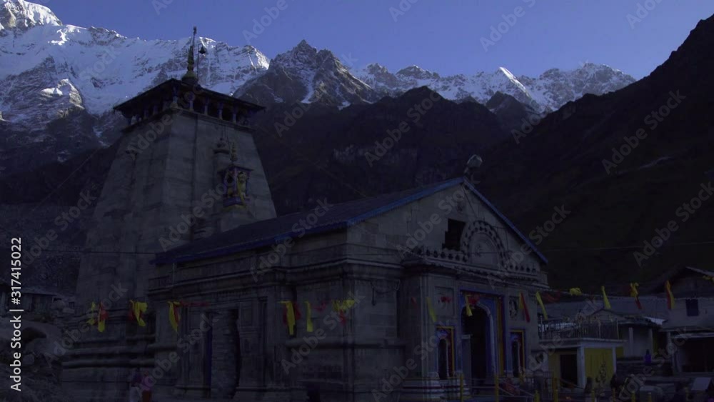 Kedarnath, Uttarakhand, India- Beautiful shot of Kedarnath temple ...