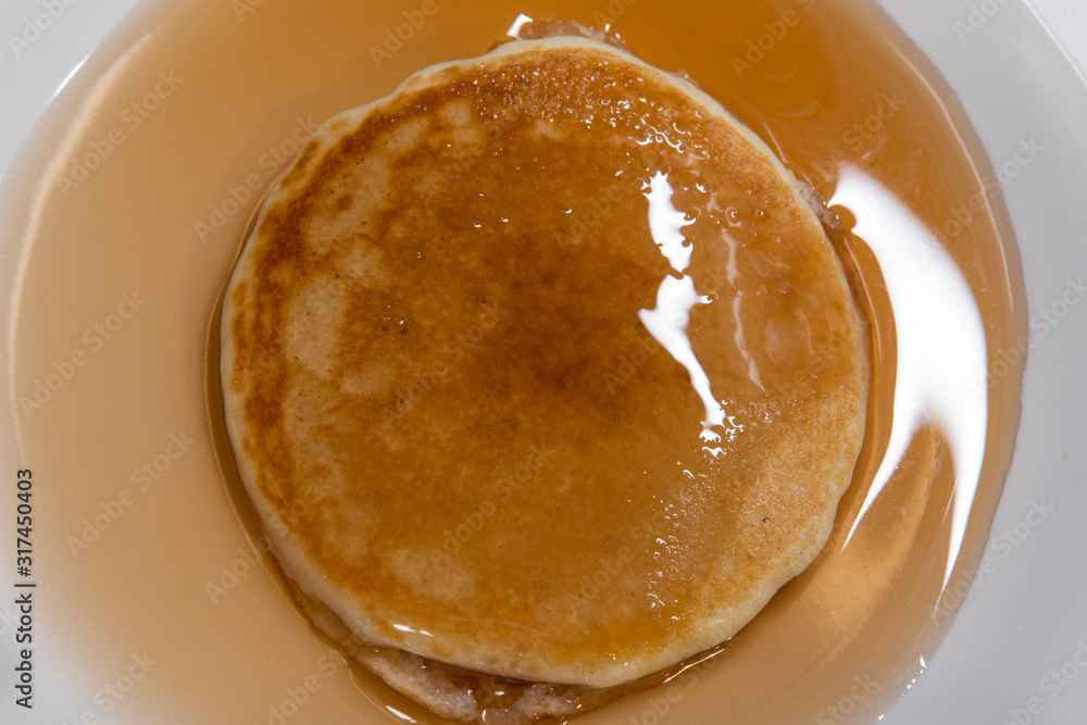 One Pancake Top View